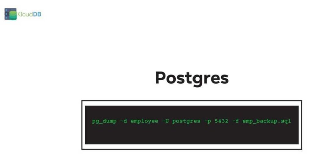 Postgres For Oracle DBAs Datapump Vs Pg dump Kloud DB postgres-for-oracle-dbas-datapump-vs-pg-dump-kloud-db